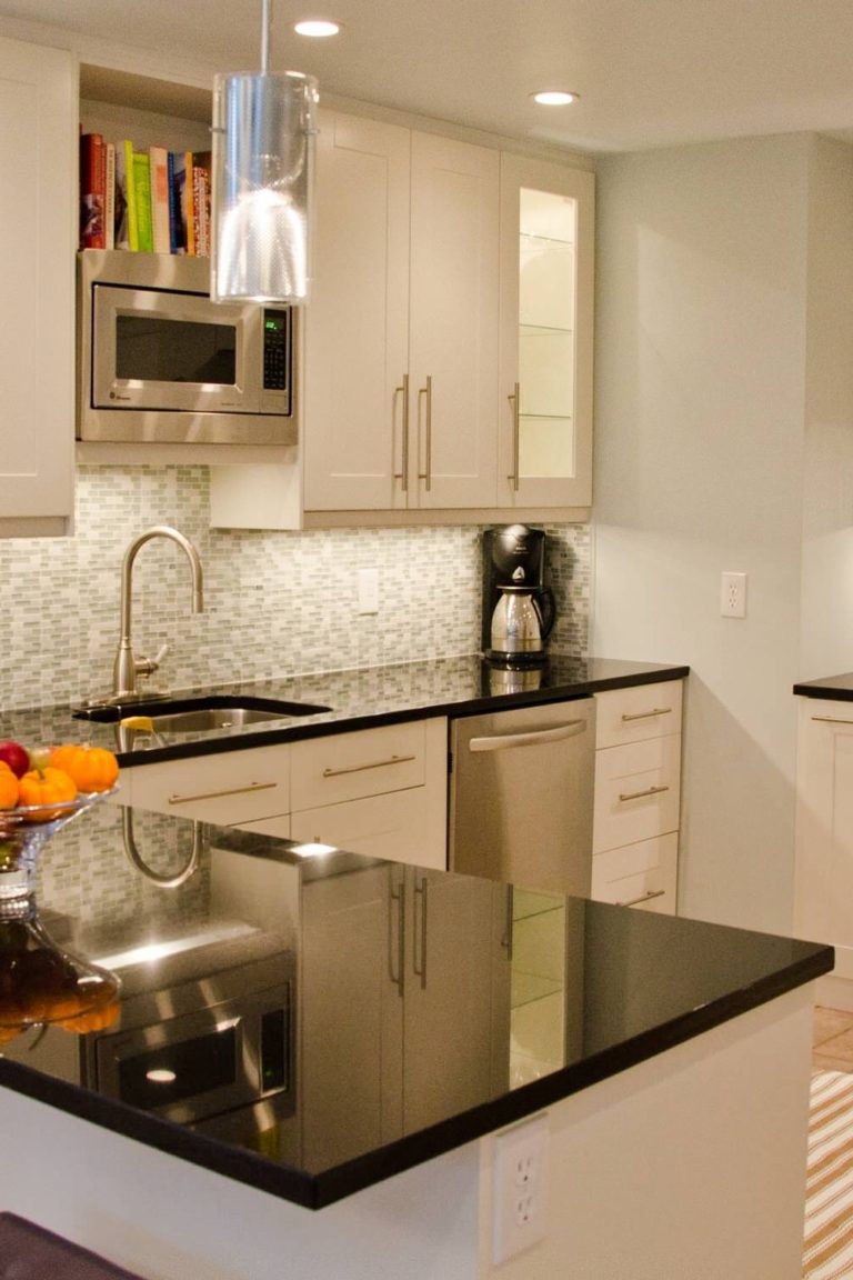 36+ Enviable Black Granite Countertops With White Cabinets